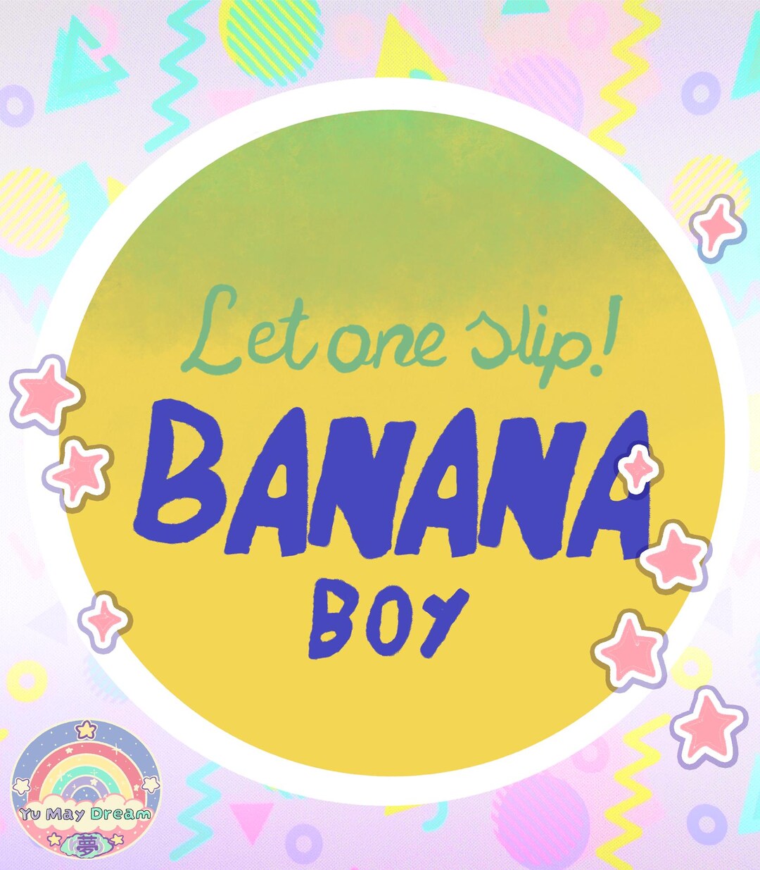 Mario Kart World Game Sticker Banana Boy Let One Slip - Etsy