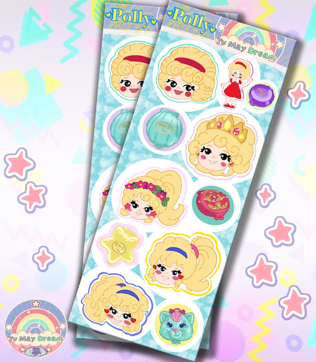 My Pocket Friend Slim Sticker Sheet - Etsy UK