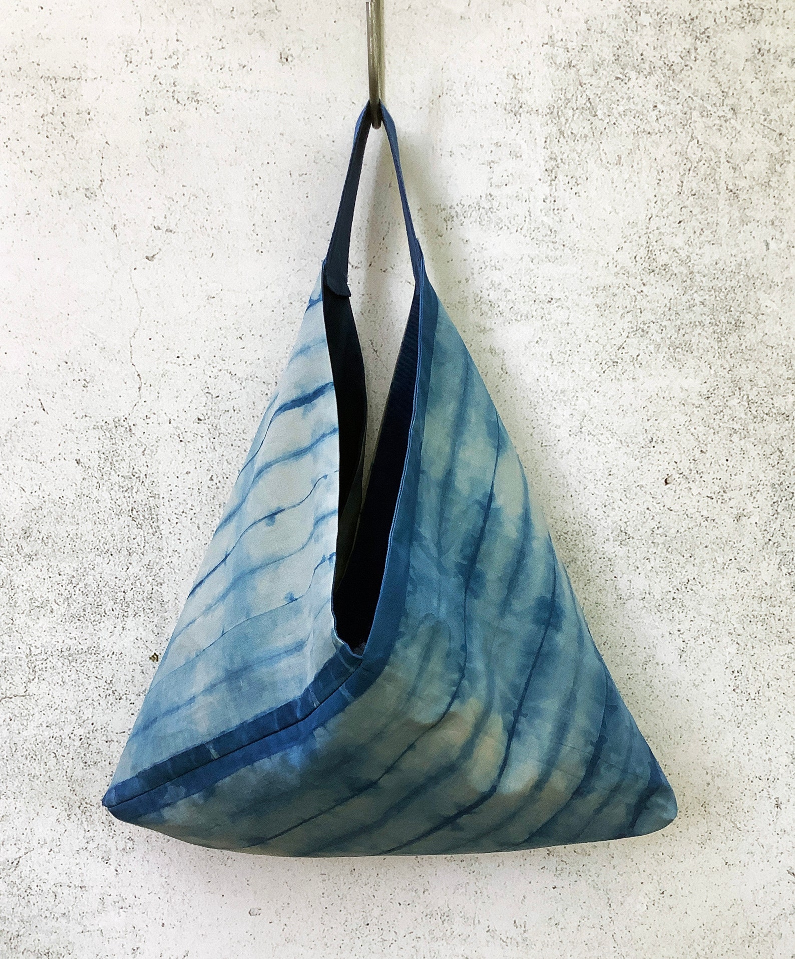 TESUJI Shibori Bento Bag, Indigo Dyed - Etsy