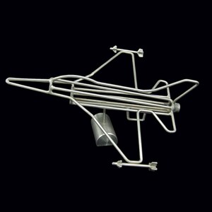 Aluminum Welded Art Sculpture U.S. Air Force Military Jet Lockheed ...