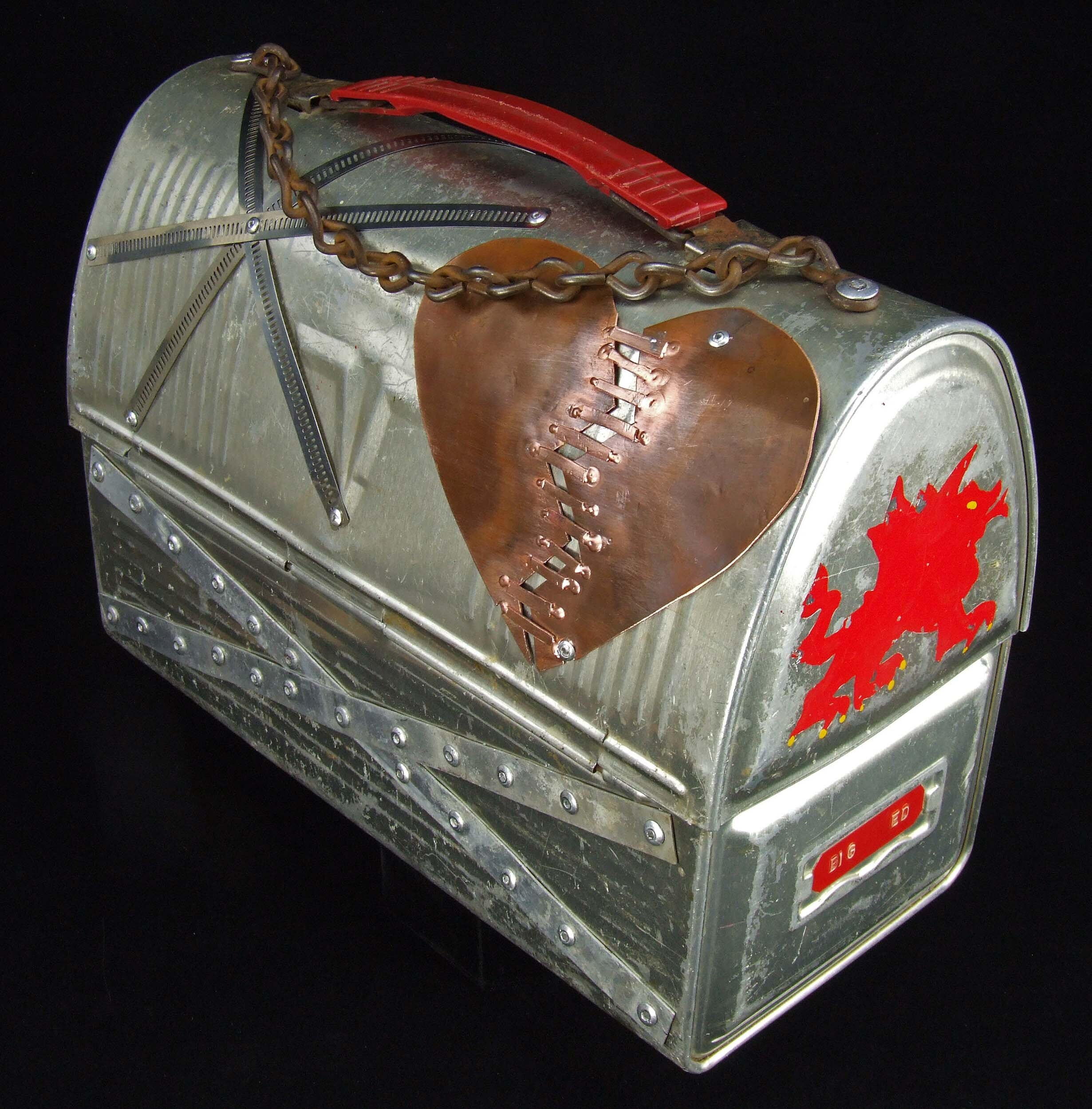 Steampunk Industrial Vintage Lunch Box Lunchbox Chain, Peace Sign ...