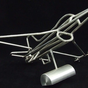 Aluminum Welded Art Sculpture U.S. Air Force Military Jet Lockheed ...