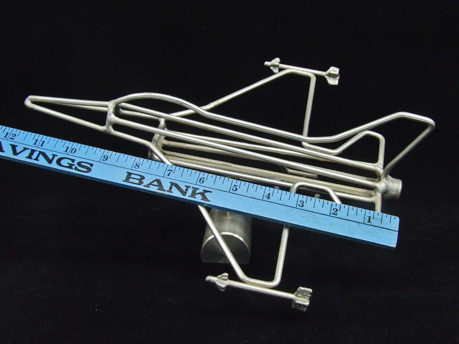 Aluminum Welded Art Sculpture U.S. Air Force Military Jet Lockheed ...