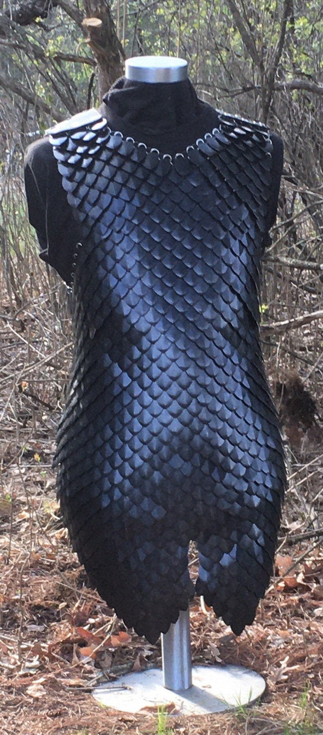 Black Scalemail Armor - Etsy