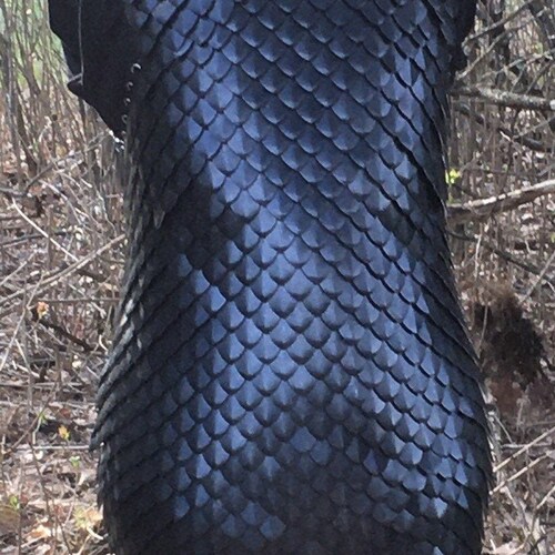 Black Scalemail Armor - Etsy