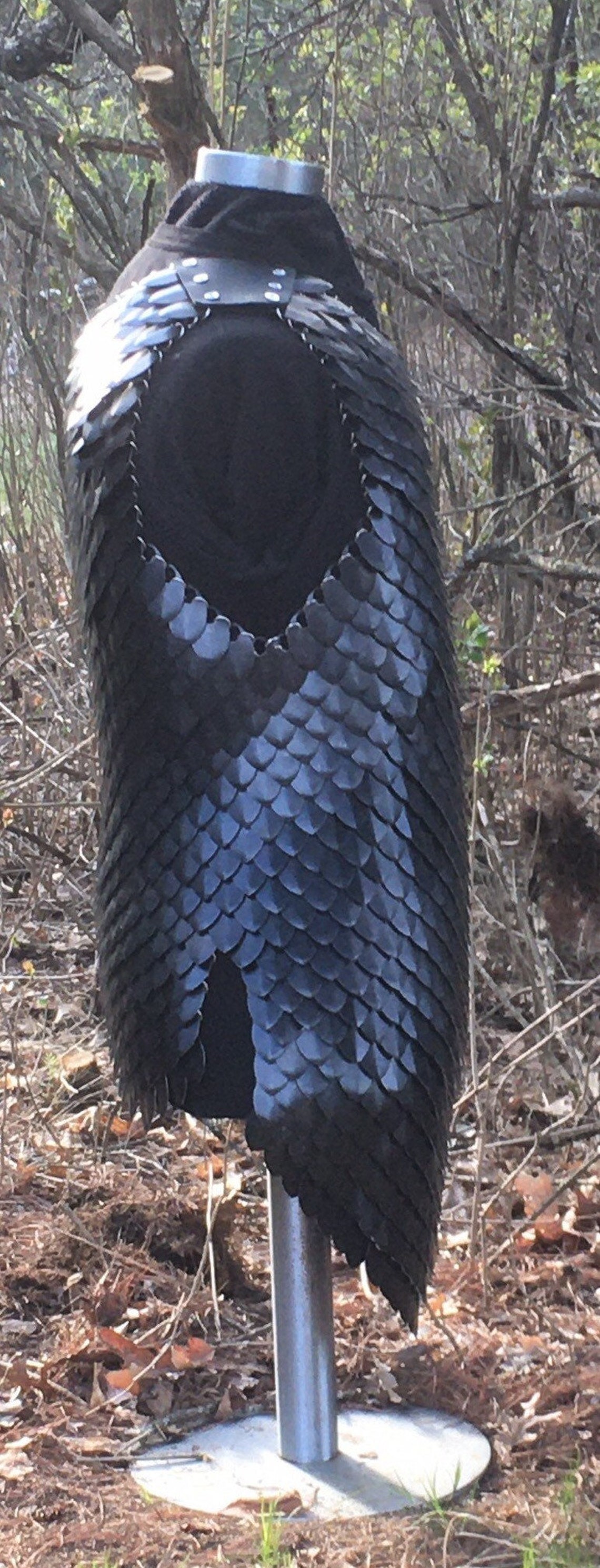 Black Scalemail Armor - Etsy
