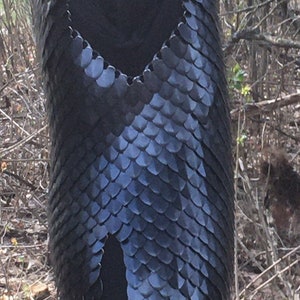 Black Scalemail Armor - Etsy