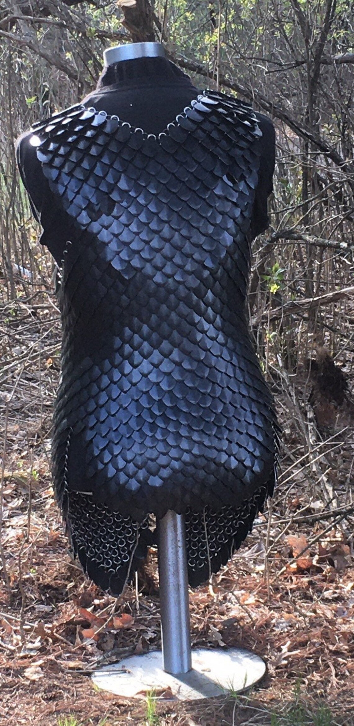 Black Scalemail Armor - Etsy