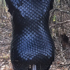Black Scalemail Armor - Etsy