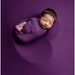 Purple Baby Plush Wrap, Newborn Photo Prop, Purple Newborn Stretch Wrap ...
