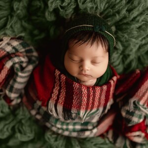 Plaid Newborn Layer, Fringe Plaid Layer, Newborn Baby Layer Wrap, Soft ...