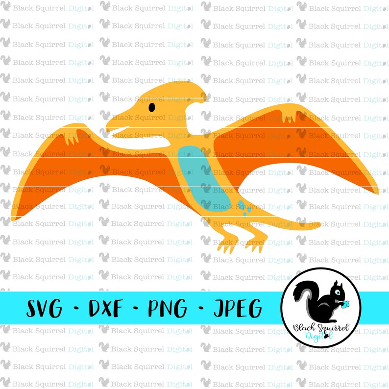 Pterodactyl Cut File Dinosaur SVG Jurassic Park Boy Dino | Etsy