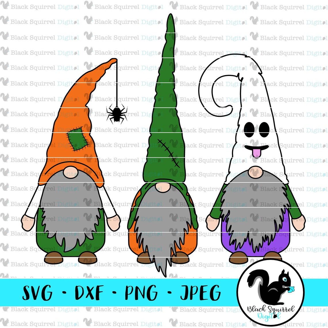 Halloween Gnomes SVG Fall Ghost Grumpy Norwegian Trick or - Etsy