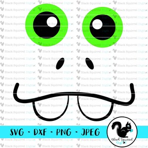 Monster Faces SVG Bundle, Halloween T Shirt Design, Cute Clipart, Face ...