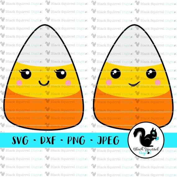 Candy Corn SVG Fall Cute Face Boy Girl Halloween Autumn | Etsy