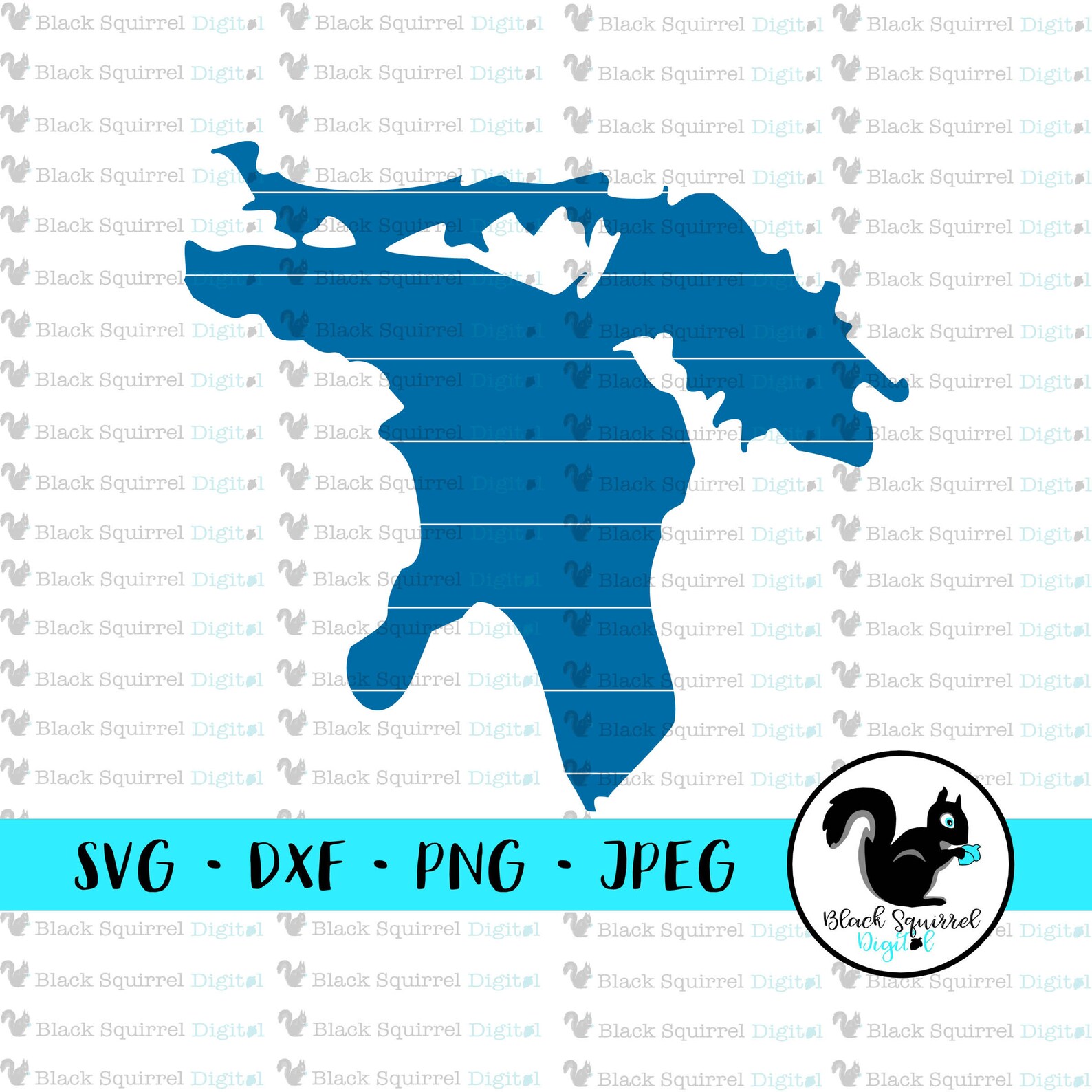 Lake Huron SVG Great Lakes Blue Travel Adventure | Etsy