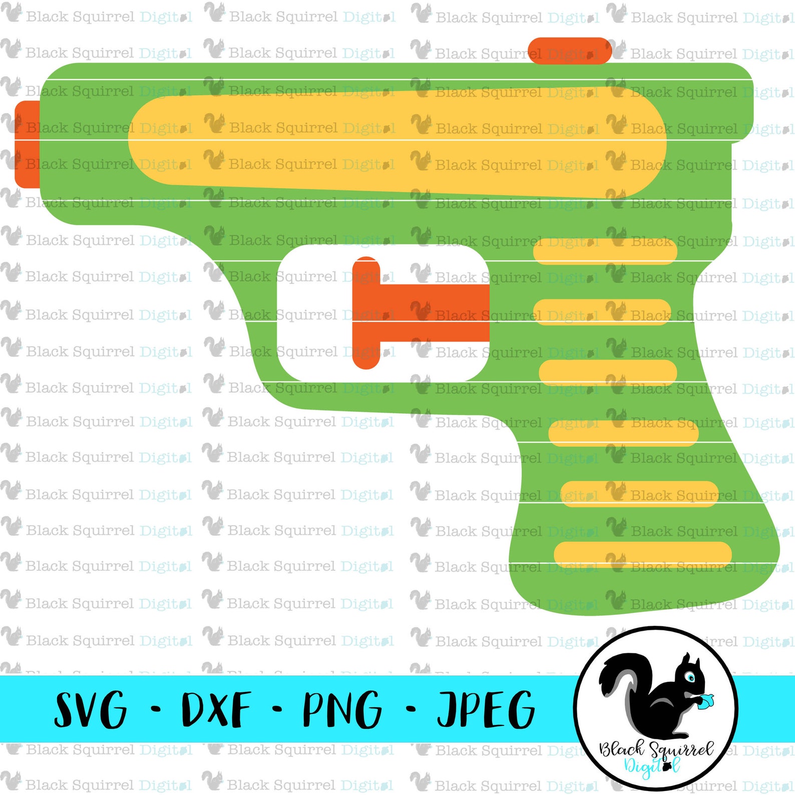 Water Gun SVG, Blaster, Pistol, Squirt Gun, Let's Get Soaked, Birthday ...