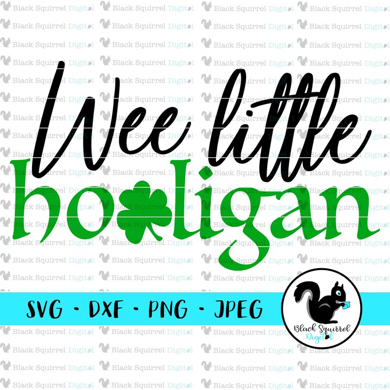 Wee Little Hooligan Clover Happy St. Paddy's St Patricks | Etsy