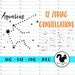 Zodiac Sign Star Constellations SVG, Outer Space, Horoscope, Astrology ...