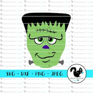 Frankenstein SVG, Monster Face, Classic Halloween, Horror Movie, Kid ...