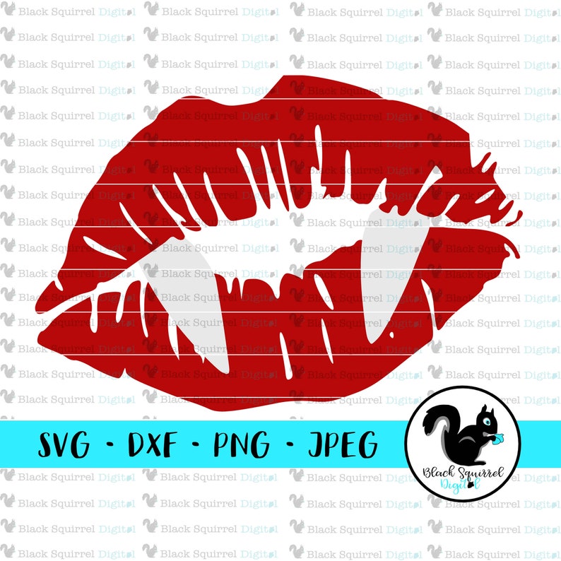 Dracula Lips Halloween Vampire Bite Spooky Deadly Kiss Kiss - Etsy