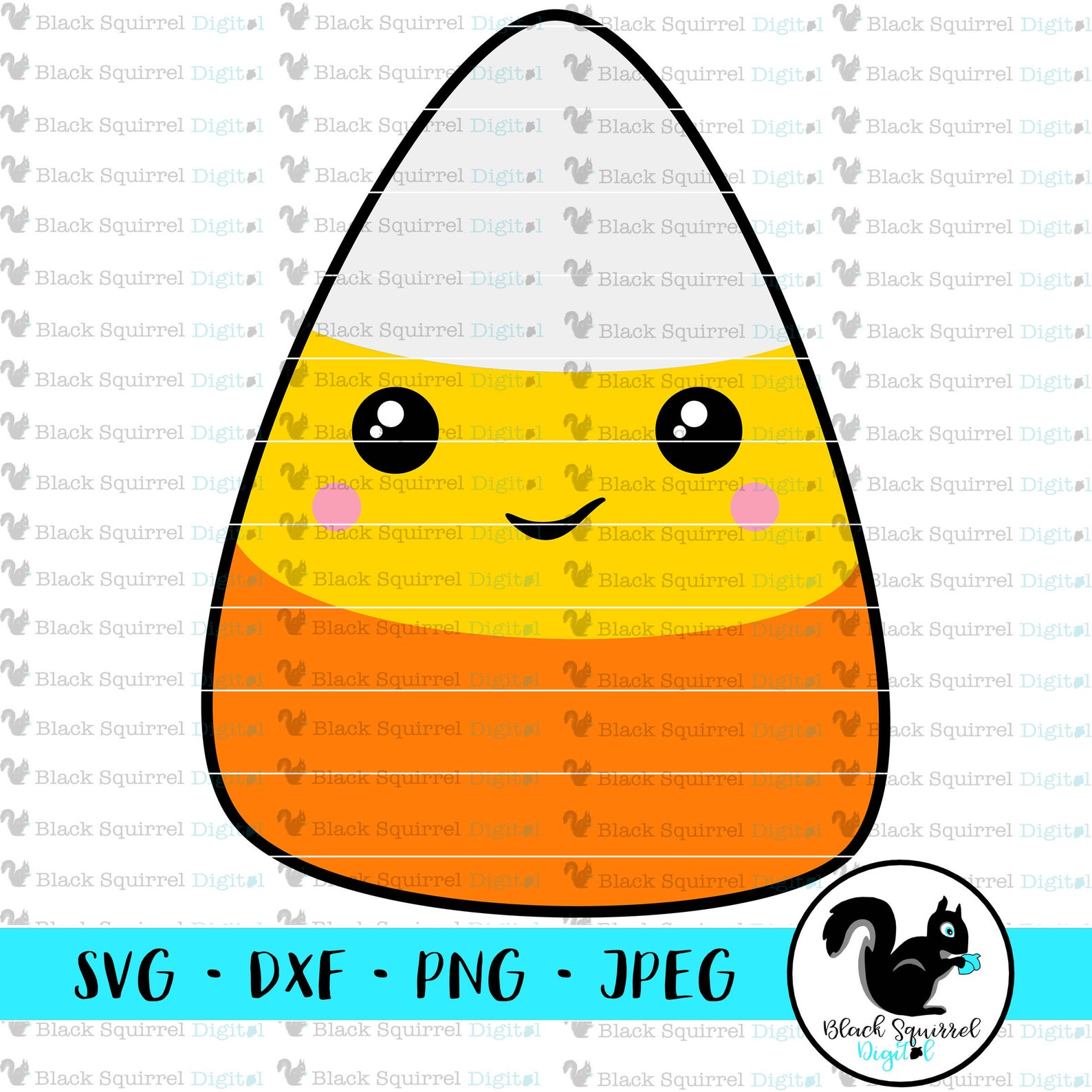 Candy Corn SVG Fall Cute Face Boy Girl Halloween Autumn - Etsy