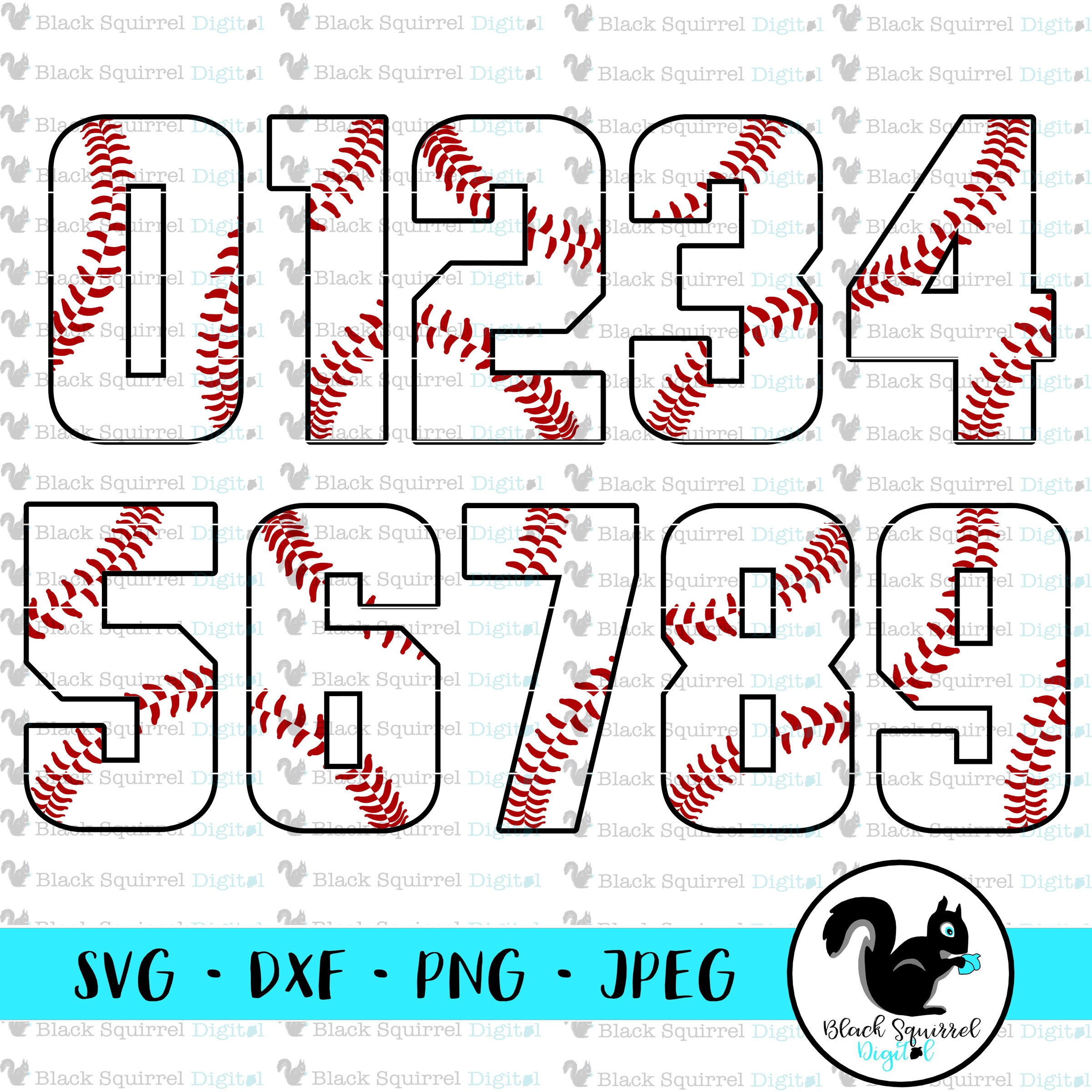 Baseball Laces, Layered Numbers, Little League, T-ball, Favorite Player ...