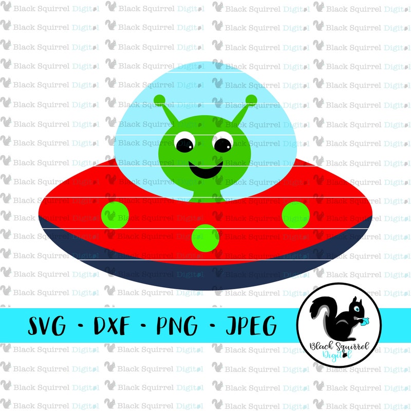 Flying Saucer Svg - Etsy