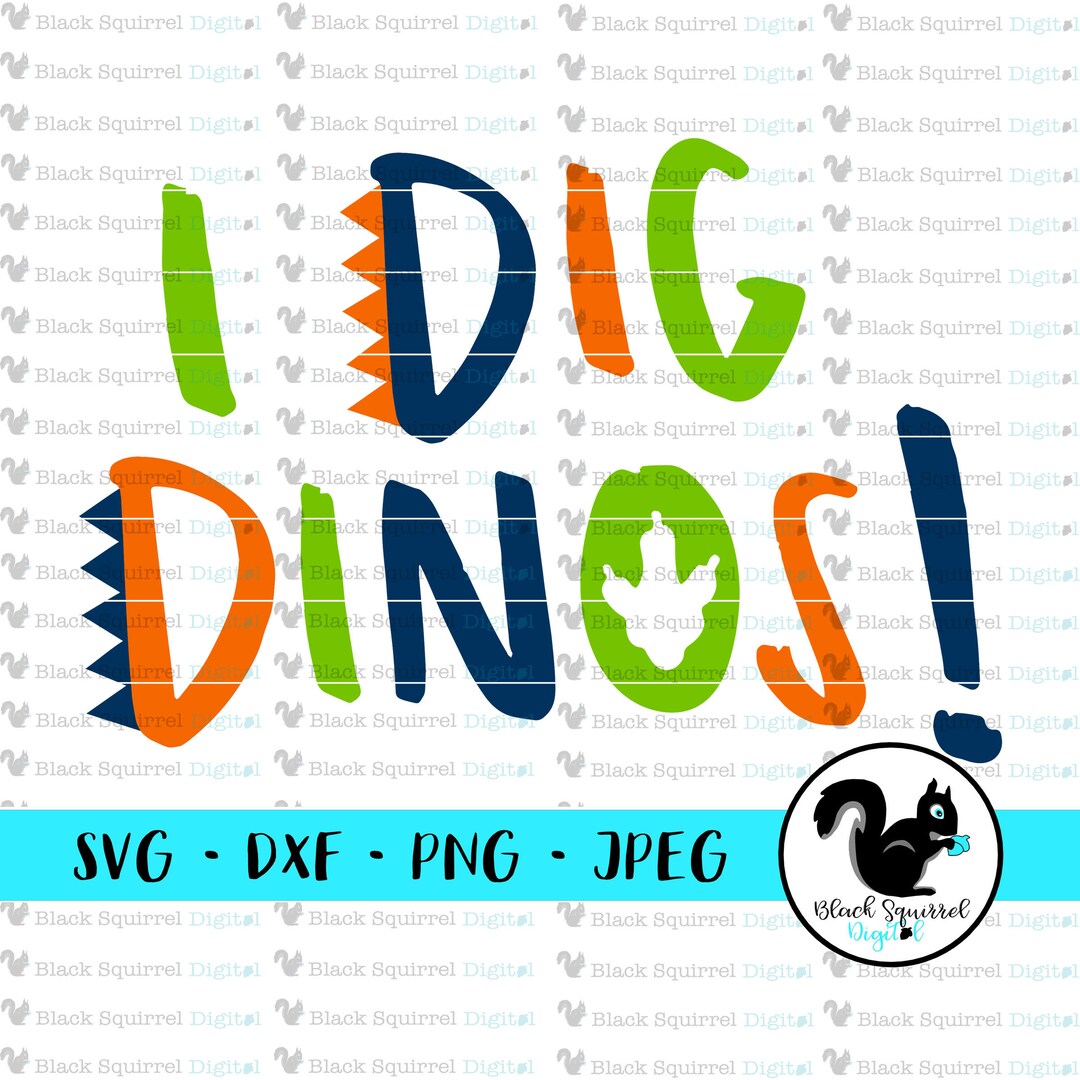 Dinosaur I Dig Dinos T-rex, Fossil Hunt Birthday Party, Boys Nursery ...