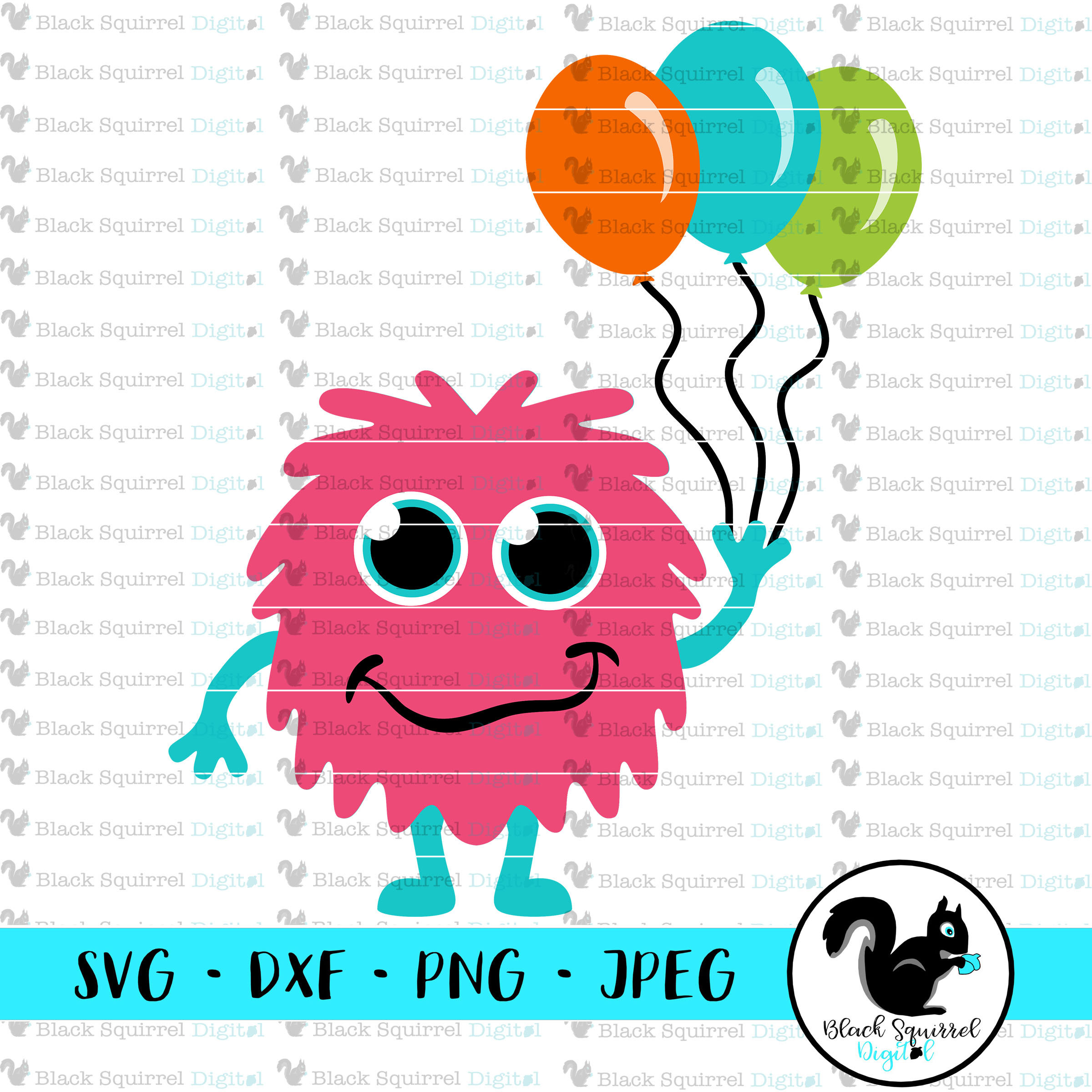 Party Monster SVG Bundle, Silly Clipart (digital Download) - Etsy