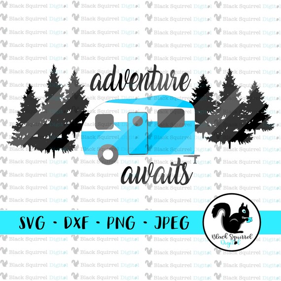 Adventure Awaits Camper Camping Great Outdoors Travel Sign - Etsy
