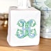 Tissue Box Cover - Custom Embroidered Linen Tissue Holder ...
