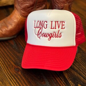 Long Live Cowgirls Trucker Hat: Vintage Style Concert Cap - Etsy