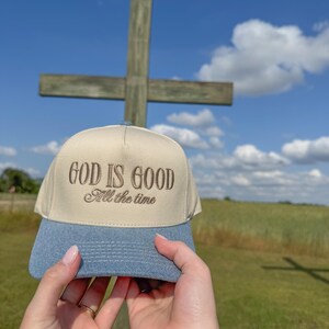 God is Good All the Time Vintage Trucker Hat - Canvas Hat - Christian ...
