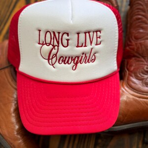 Long Live Cowgirls Trucker Hat: Vintage Style Concert Cap - Etsy