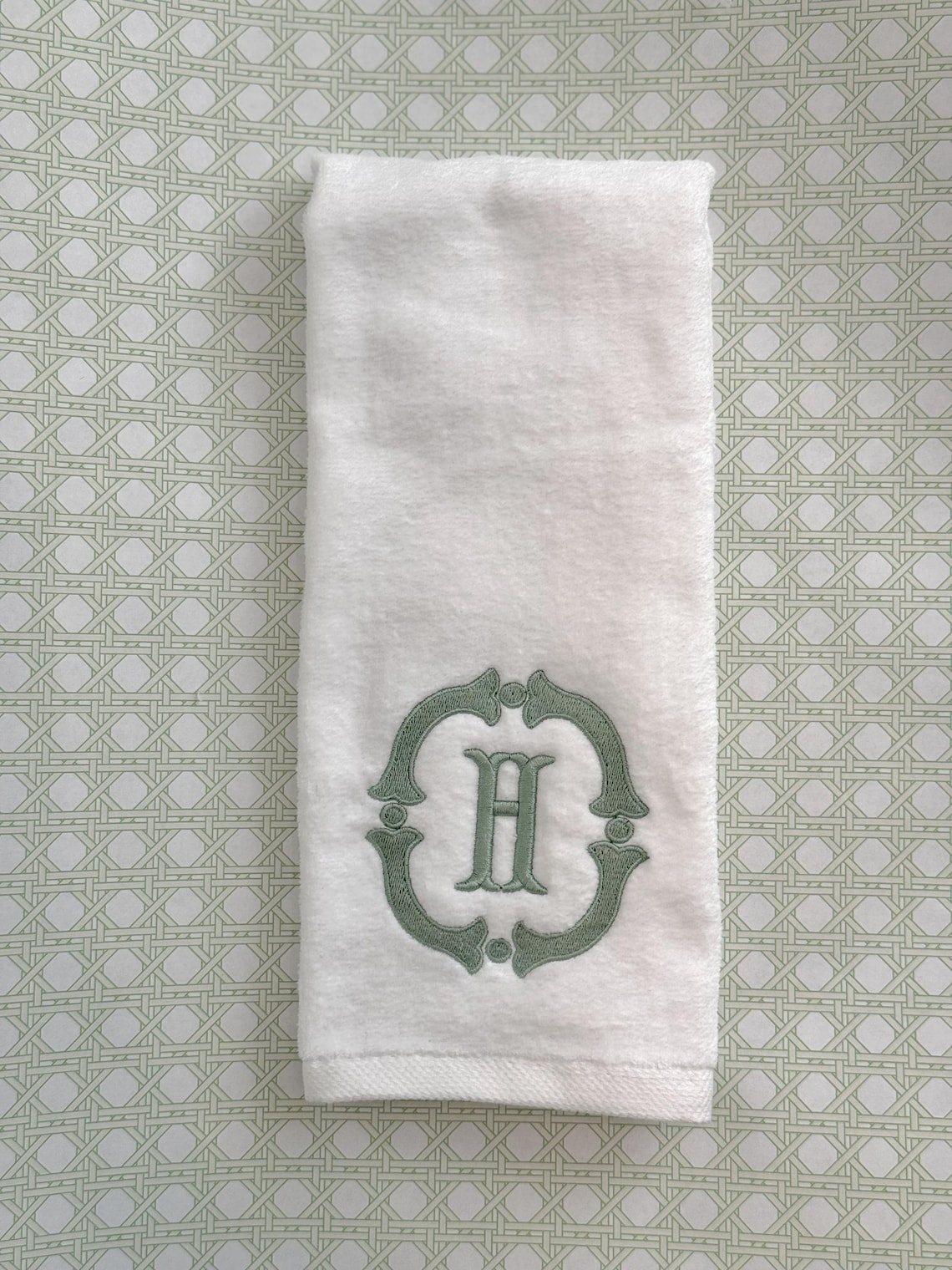 Guest Hand Towel With Monogram - Personalized Home Decor - Etsy