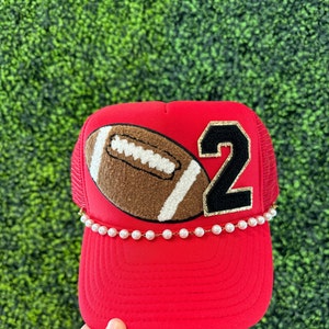 Football Team Colors Trucker Hat: Vintage Style Game Day Hat - Etsy