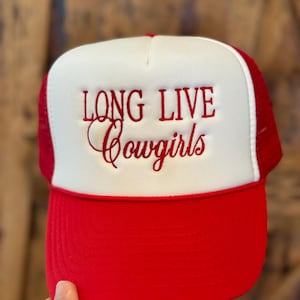 Long Live Cowgirls Trucker Hat: Vintage Style Concert Cap - Etsy