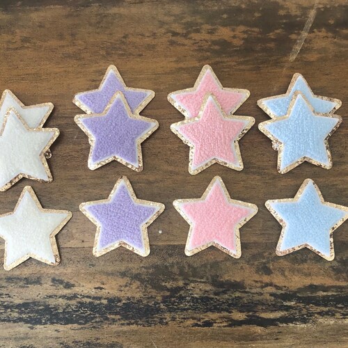 Rhinestone Sparkle Star Space Patch Patches Iron on Tassel - Etsy