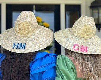 Personalized Straw Beachcomber Hat, Sun Hat, Beach Hat, Bachelorette ...