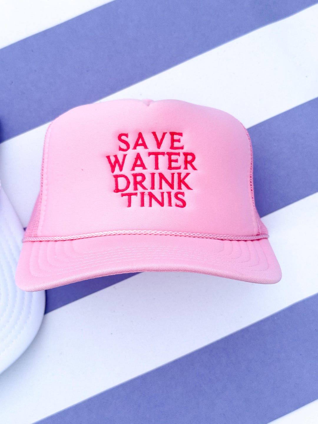 Save Water Drink Tinis Trucker Hat - Custom Color Foam Hat - Etsy
