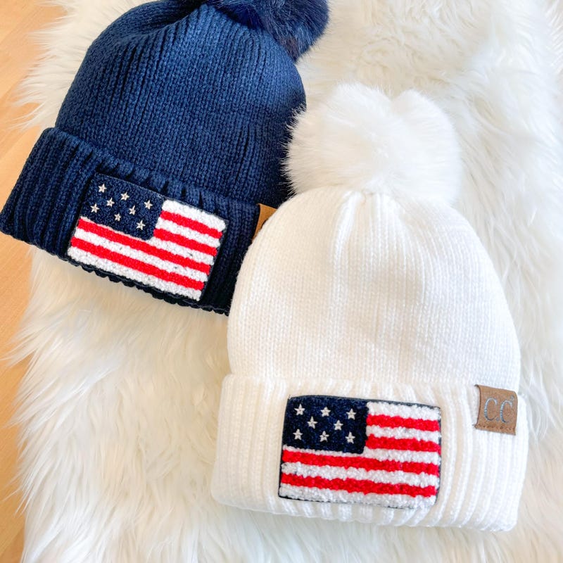 Flag Beanie - Etsy