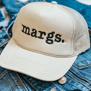 Margs Trucker Hat - Custom Colors - Foam Vintage Trucker Hat Unisex ...