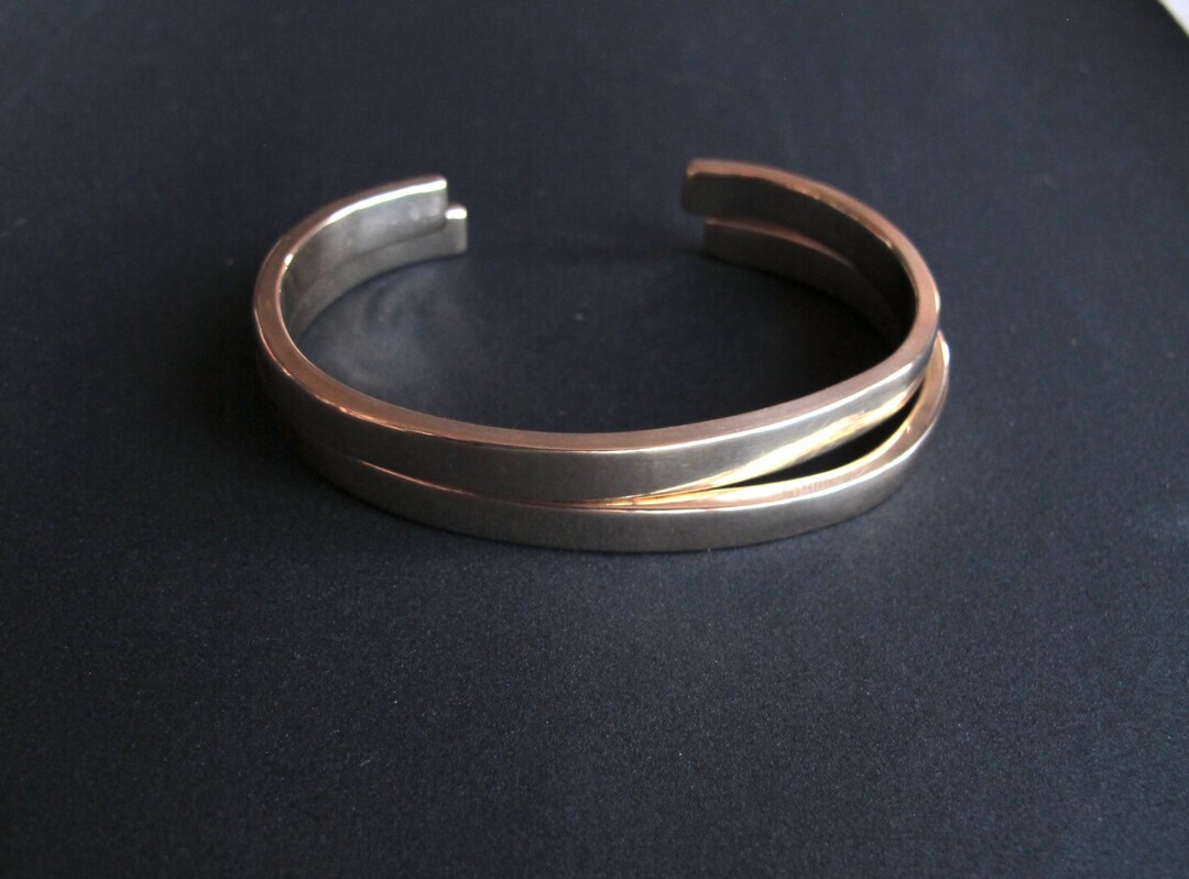 Heavy Weight Solid Brass Cuff Bracelet - Etsy