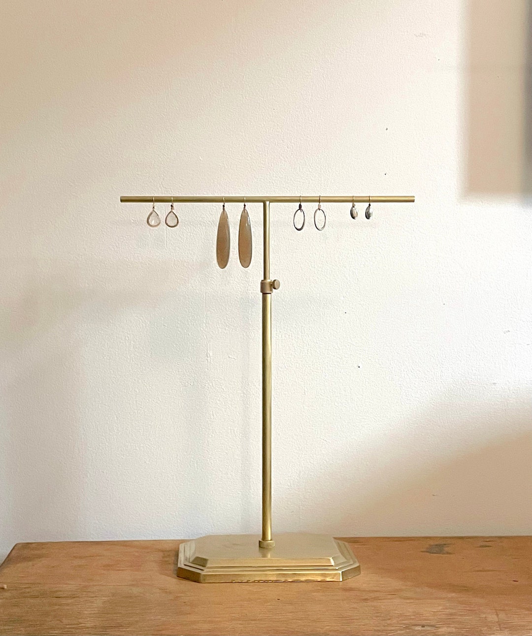 T Stand for Jewelry in Solid Brass, Guest Towel Holder Accessories ...