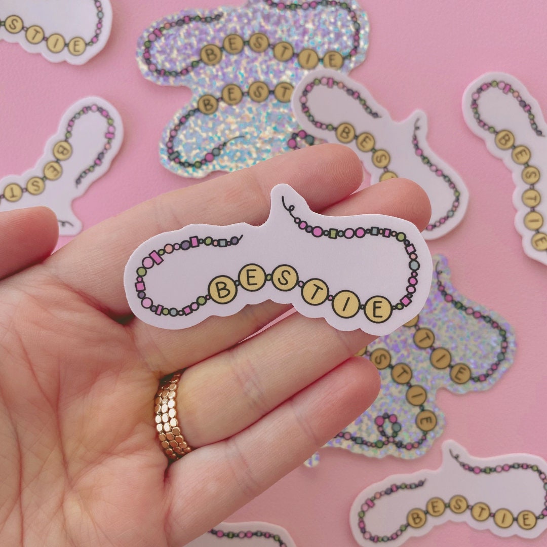Besties Vinyl Sticker, Friendship Bracelets Sticker, Eras Bracelet ...