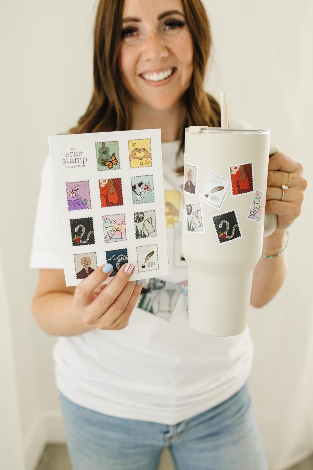 Eras Stamp Stickers, Swiftie Stickers, Swiftie, Laptop, Water Bottle ...