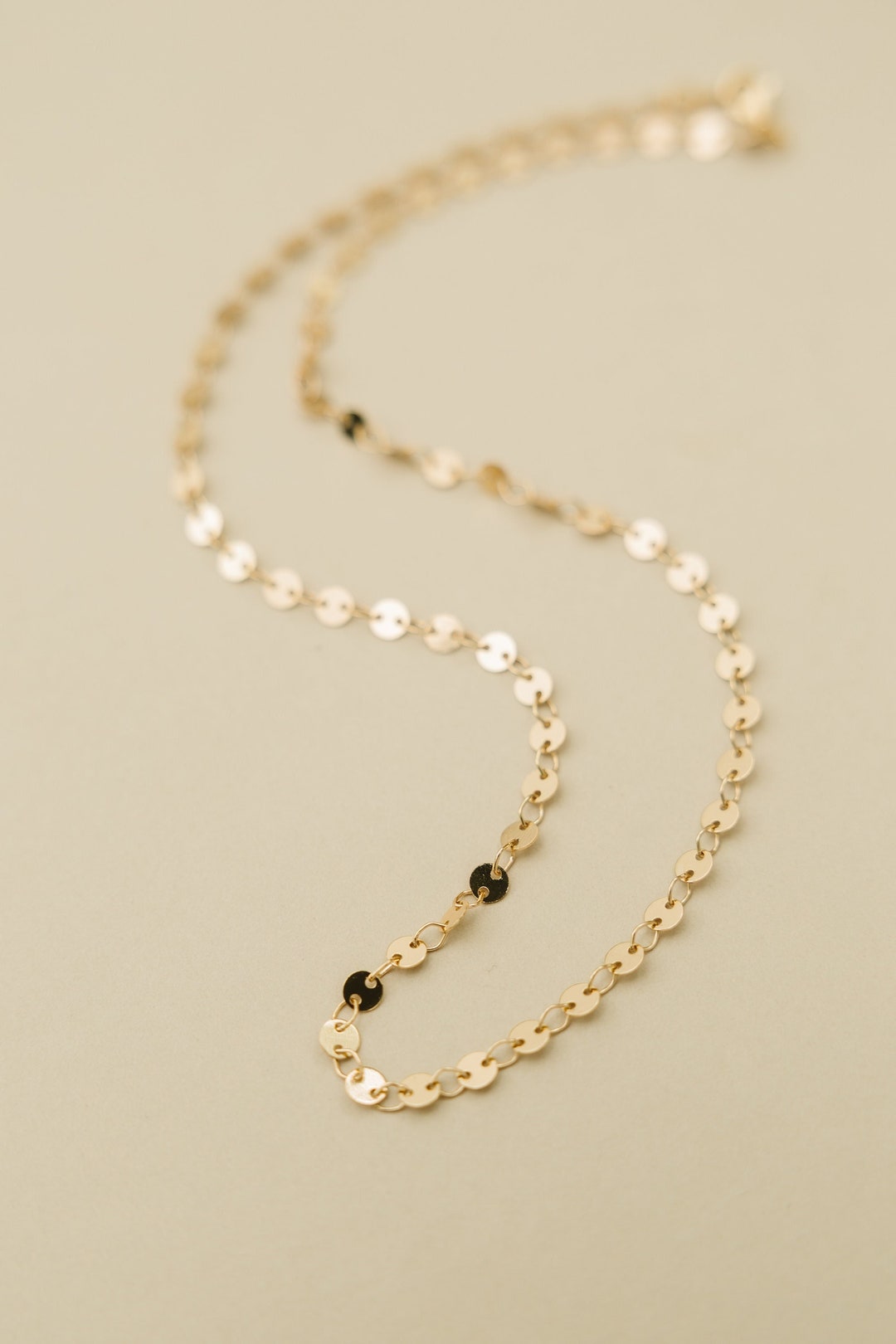 Jane Chain Necklace, Minimalist Chain Necklace, Delicate Necklace ...