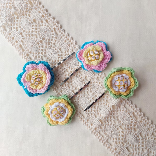 Crochet Hair Pins - Etsy