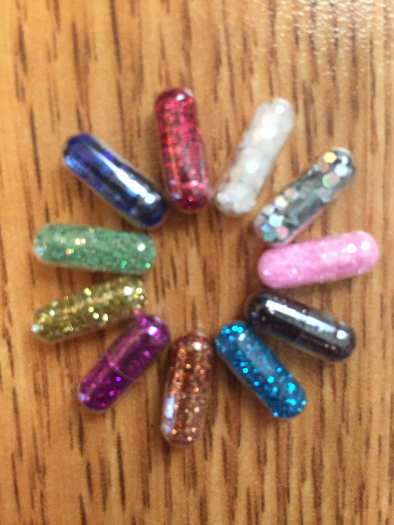 14 Glitter Poop Poo Pill Capsules Unicorn Mini Sparkle Bomb | Etsy